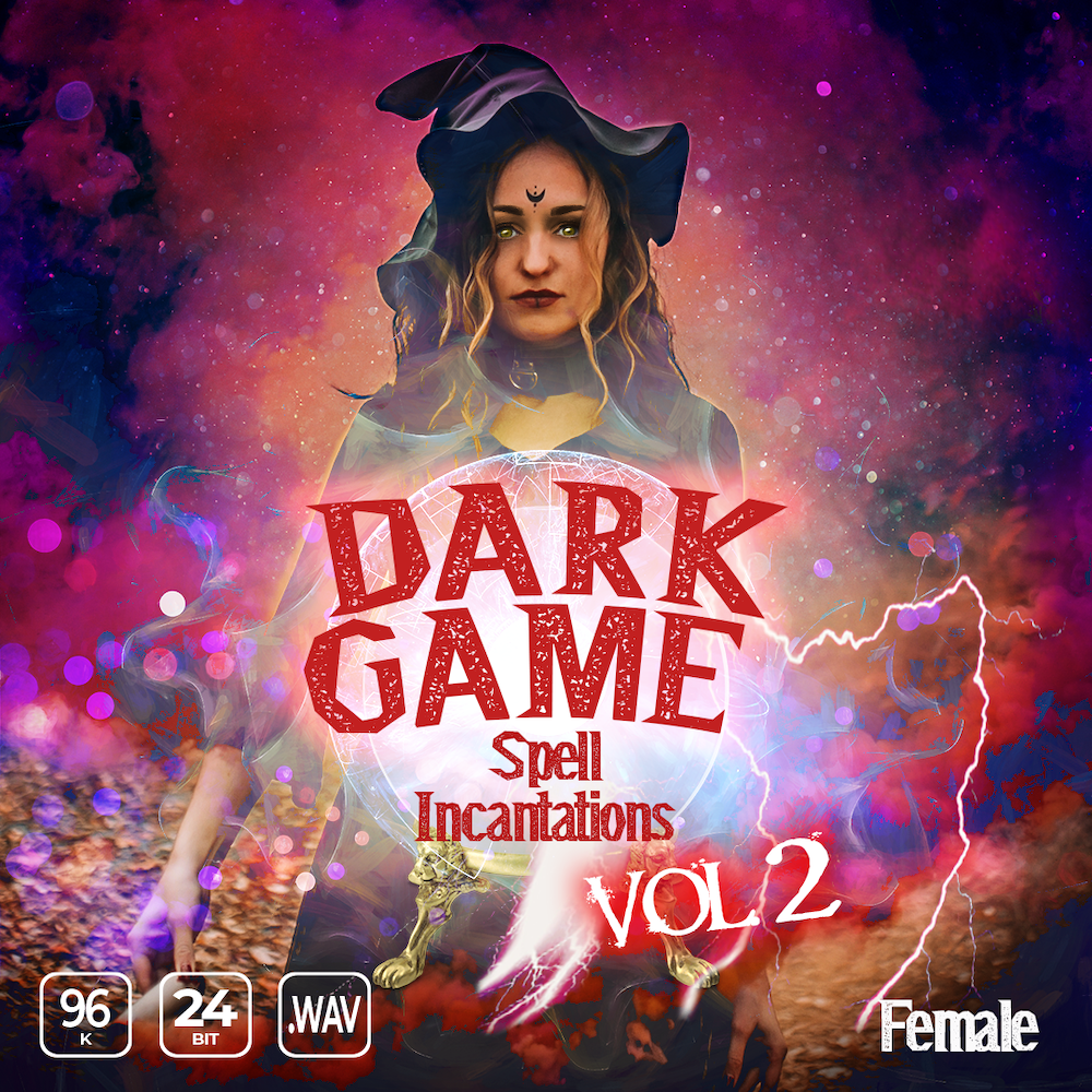 Dark Game Spell Incantation Voices Female Vol. 2 | Modern Producers